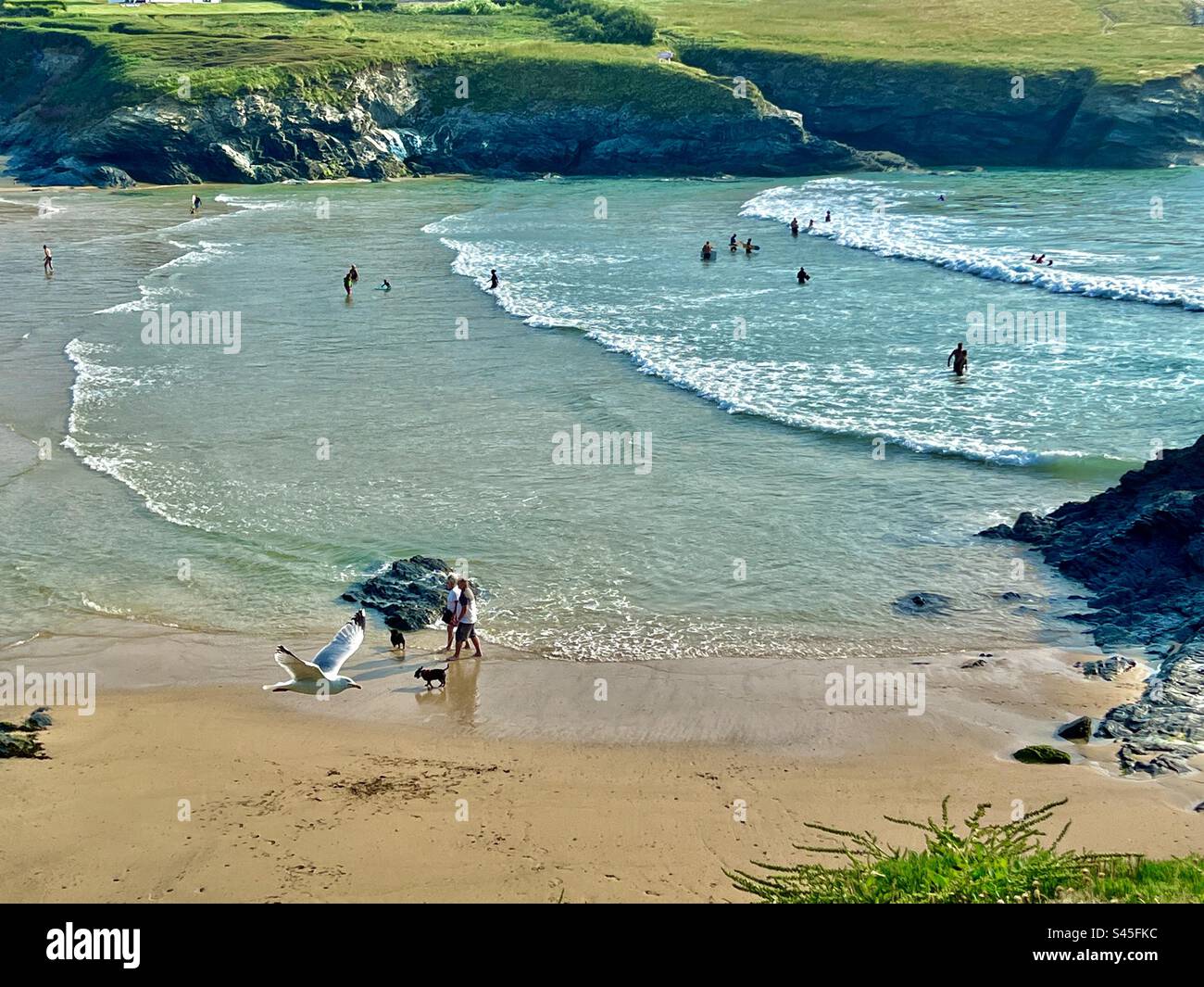 Treyarnon bay hi-res stock photography and images - Alamy