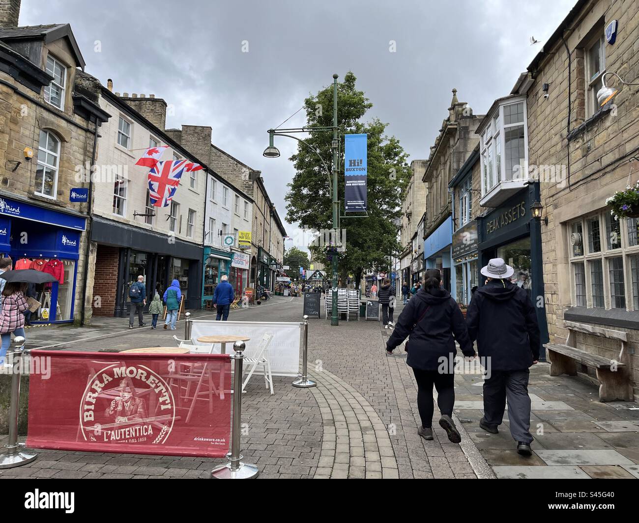 High Street, Buxton, Derbyshire Stock Photo - Alamy