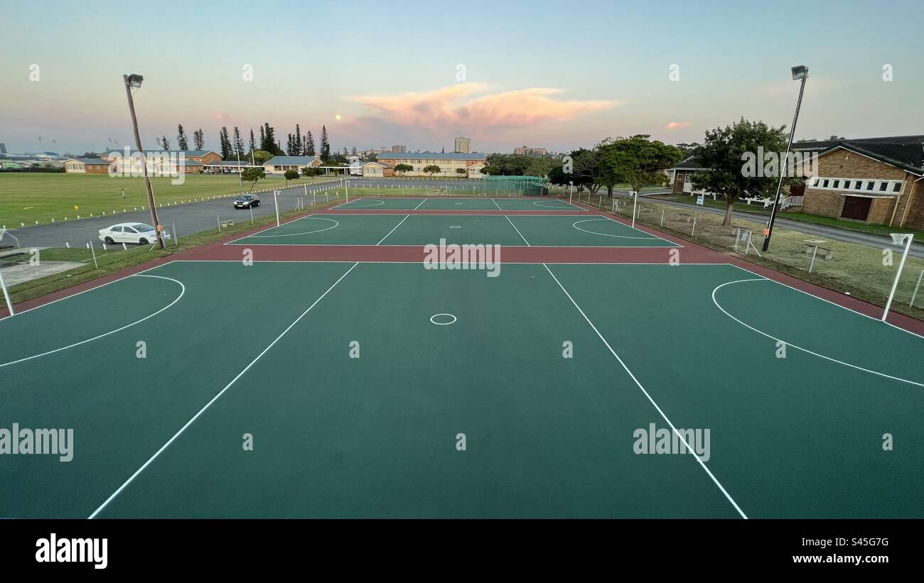 Netball court hi-res stock photography and images - Alamy