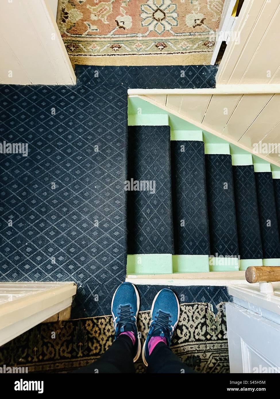 Safety stairs hi-res stock photography and images - Alamy