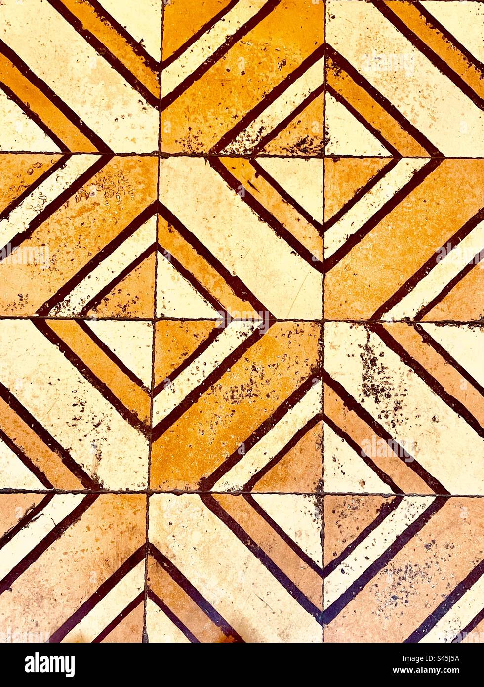 Beautiful floor tiles in an old house in Jaffa, Israel Stock Photo - Alamy