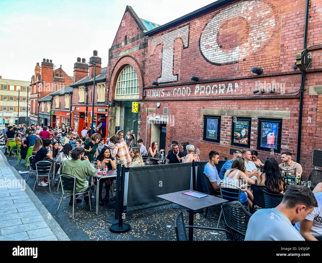 Night out in Leeds City Centre on New Briggate Stock Photo - Alamy