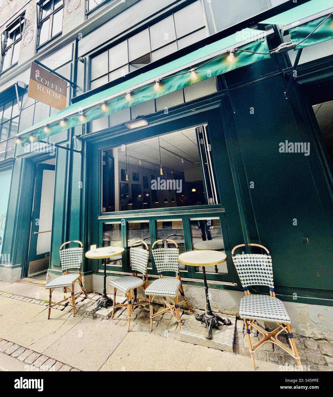 The Coffee Room cafe in central Copenhagen, Denmark Stock Photo - Alamy