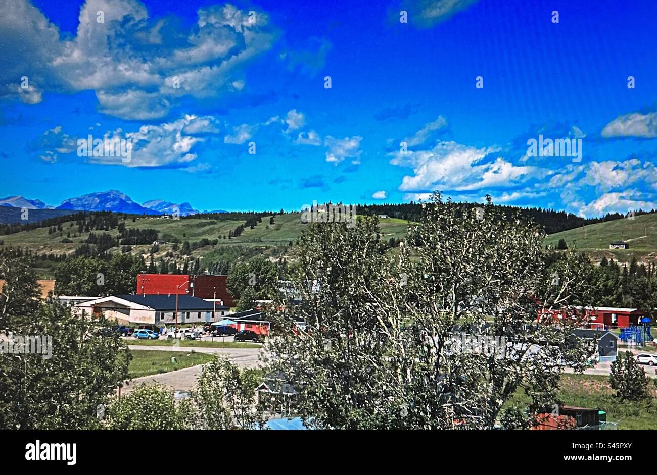Indigenous Village of Morley, Alberta Stock Photo - Alamy