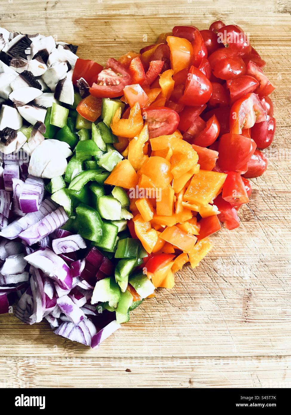 Rainbow vegetables heart hi-res stock photography and images - Alamy