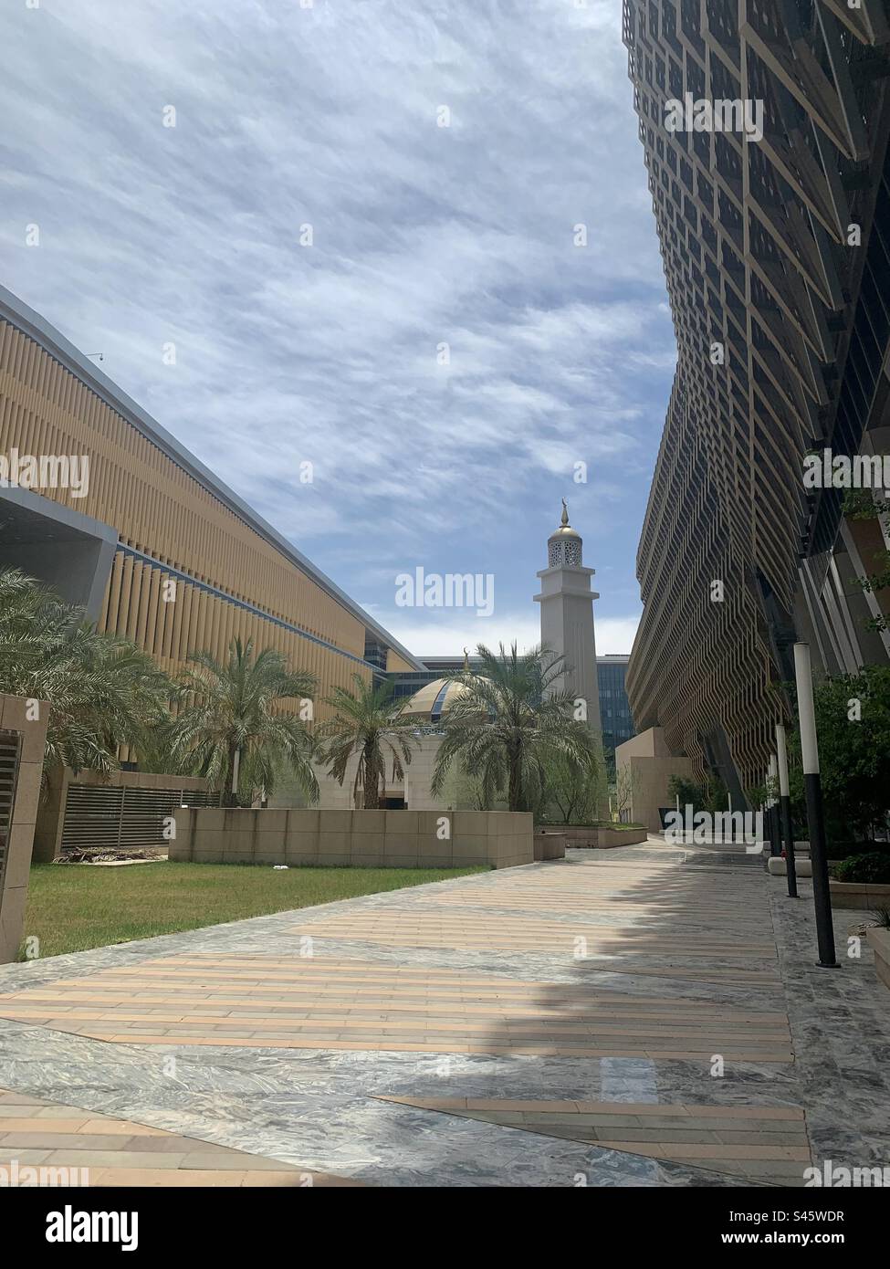 A mosque between the colleges in Kuwait University , Kuwait Stock Photo ...