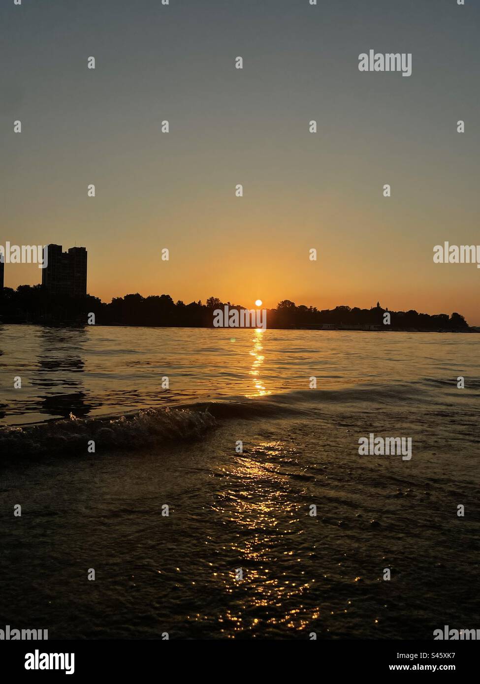 River Dunav from War Island Lido, Belgrade, Serbia Stock Photo - Alamy