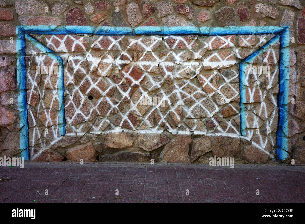 Graffiti goal hi-res stock photography and images - Alamy