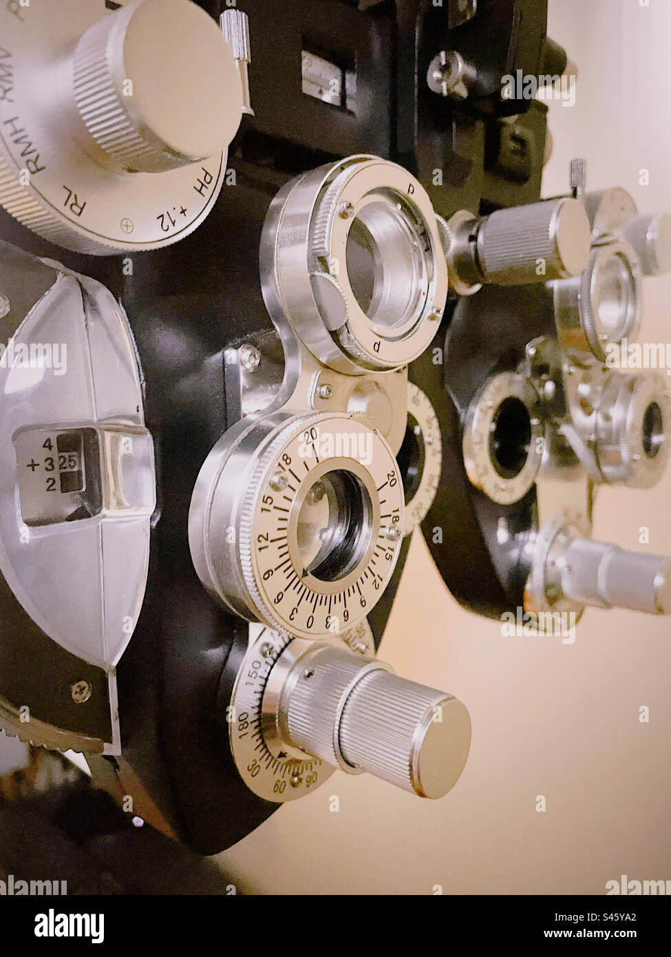 Ophthalmology Phoropter Machine in a doctors office, 2023, USA Stock ...