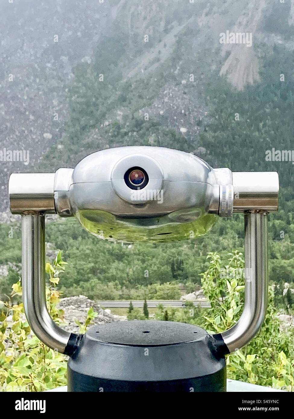 Stepping back from the viewfinder for a different perspective Stock ...