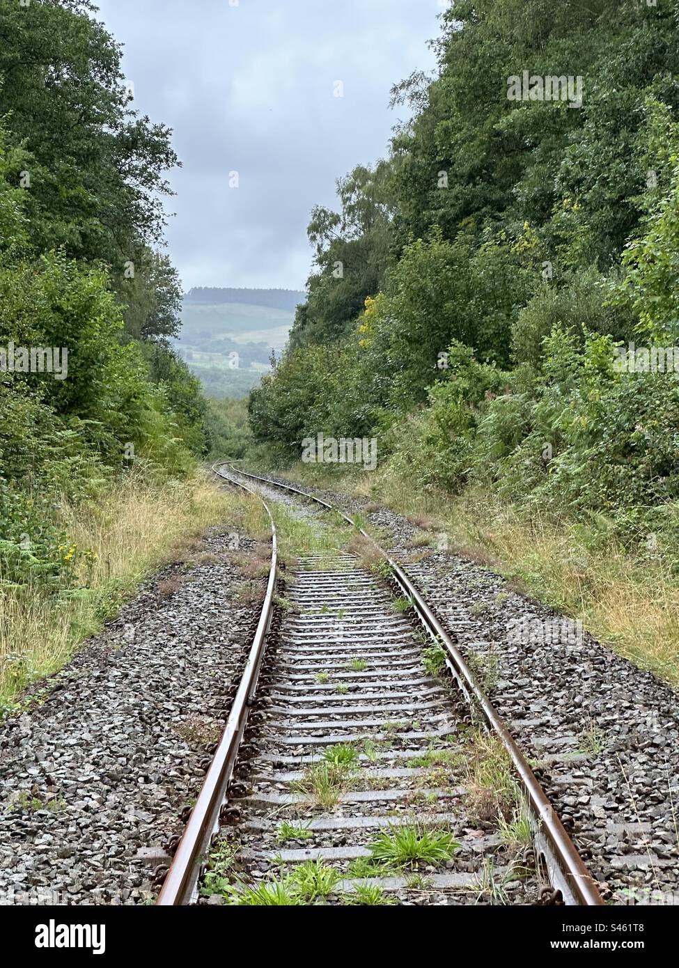 Wet railway tracks hi-res stock photography and images - Alamy