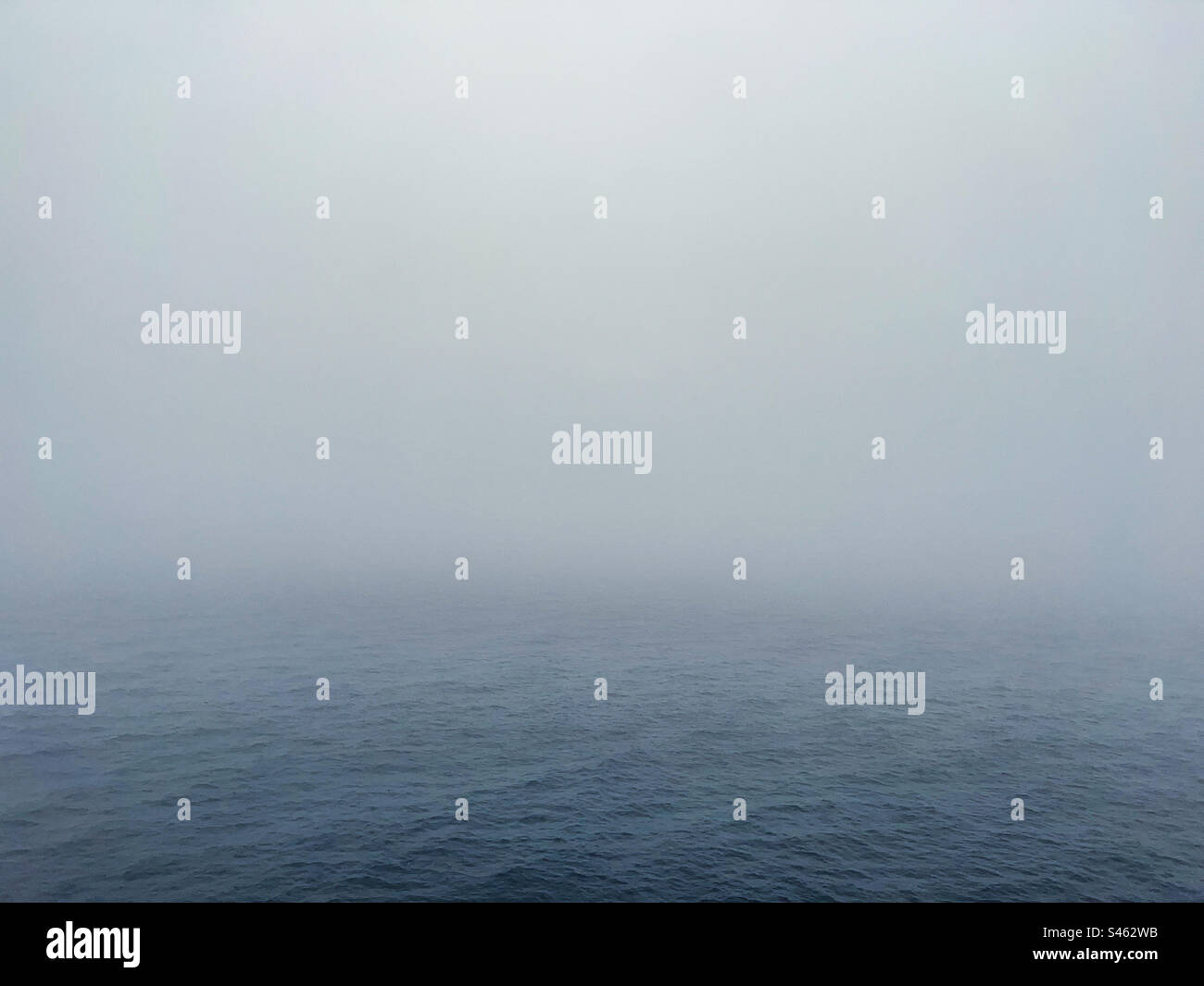 Misty and eerie North Atlantic Ocean Stock Photo - Alamy