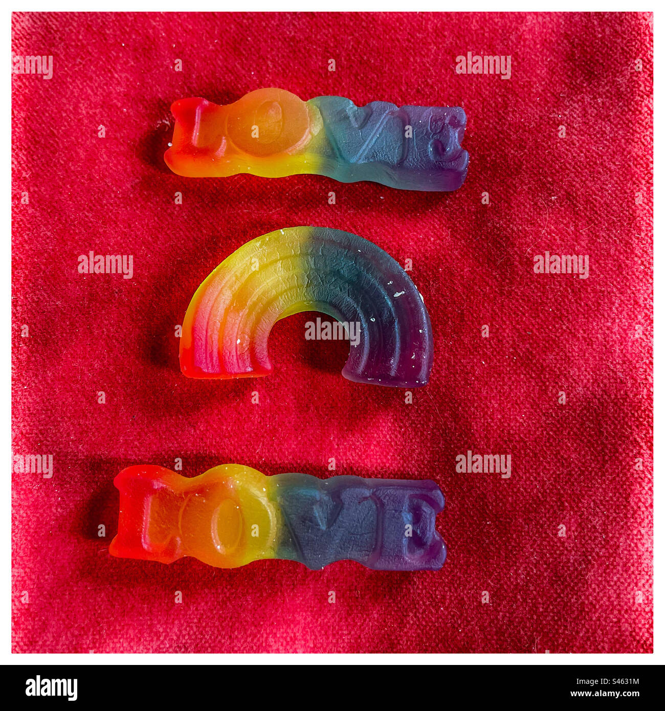 Gay pride sweets Stock Photo - Alamy