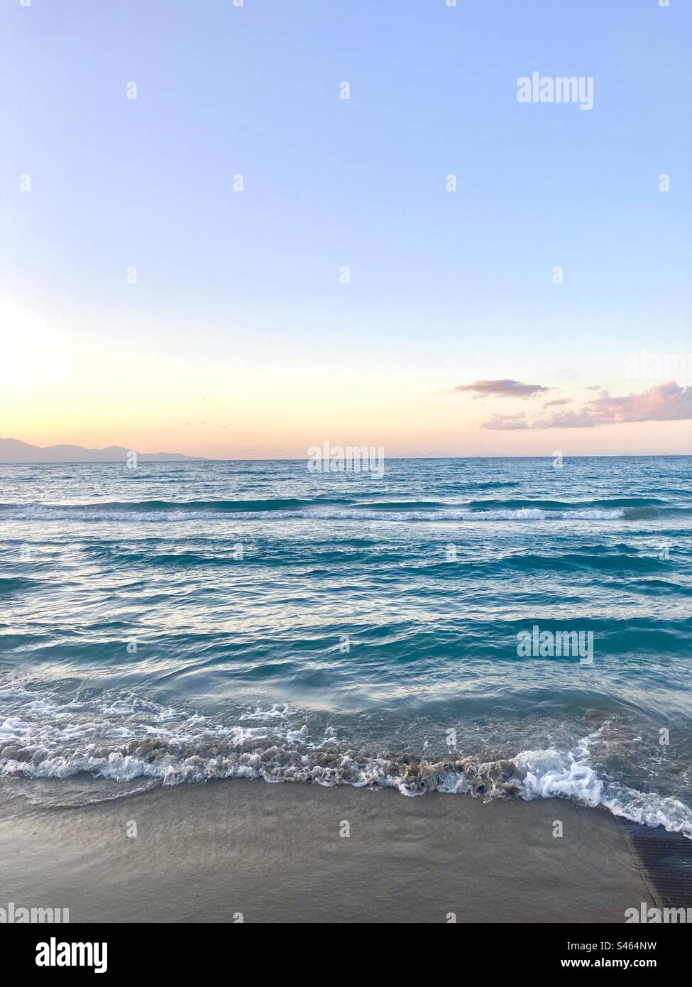 Greek sunset hi-res stock photography and images - Alamy