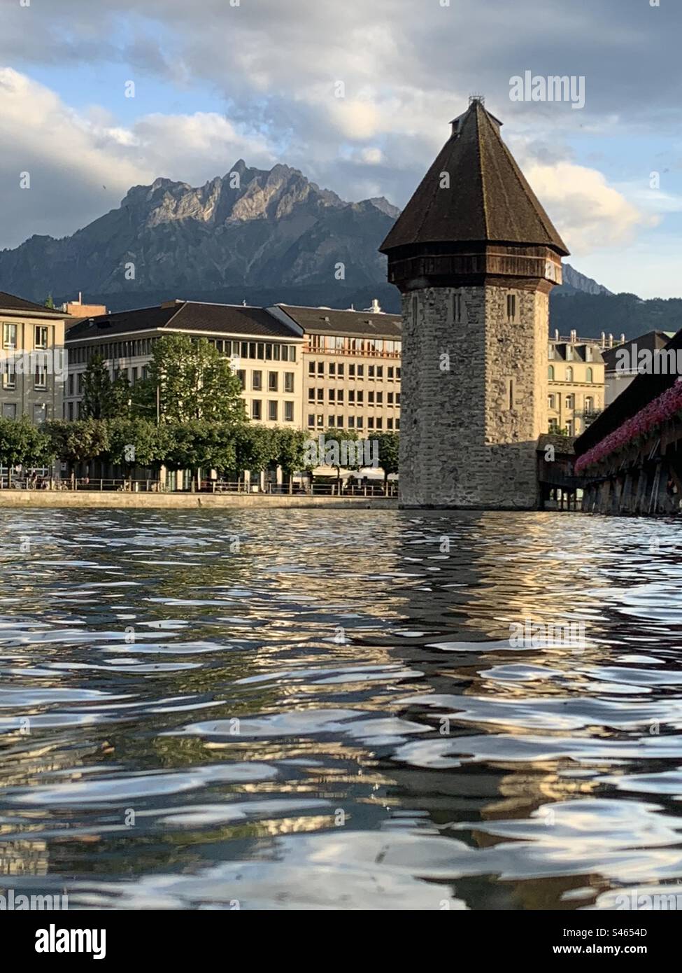 Lucern with mount PILATUS Stock Photo - Alamy