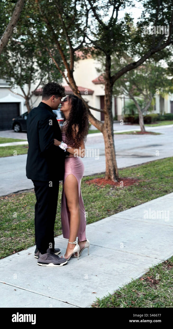 Ratchet Couples At Prom