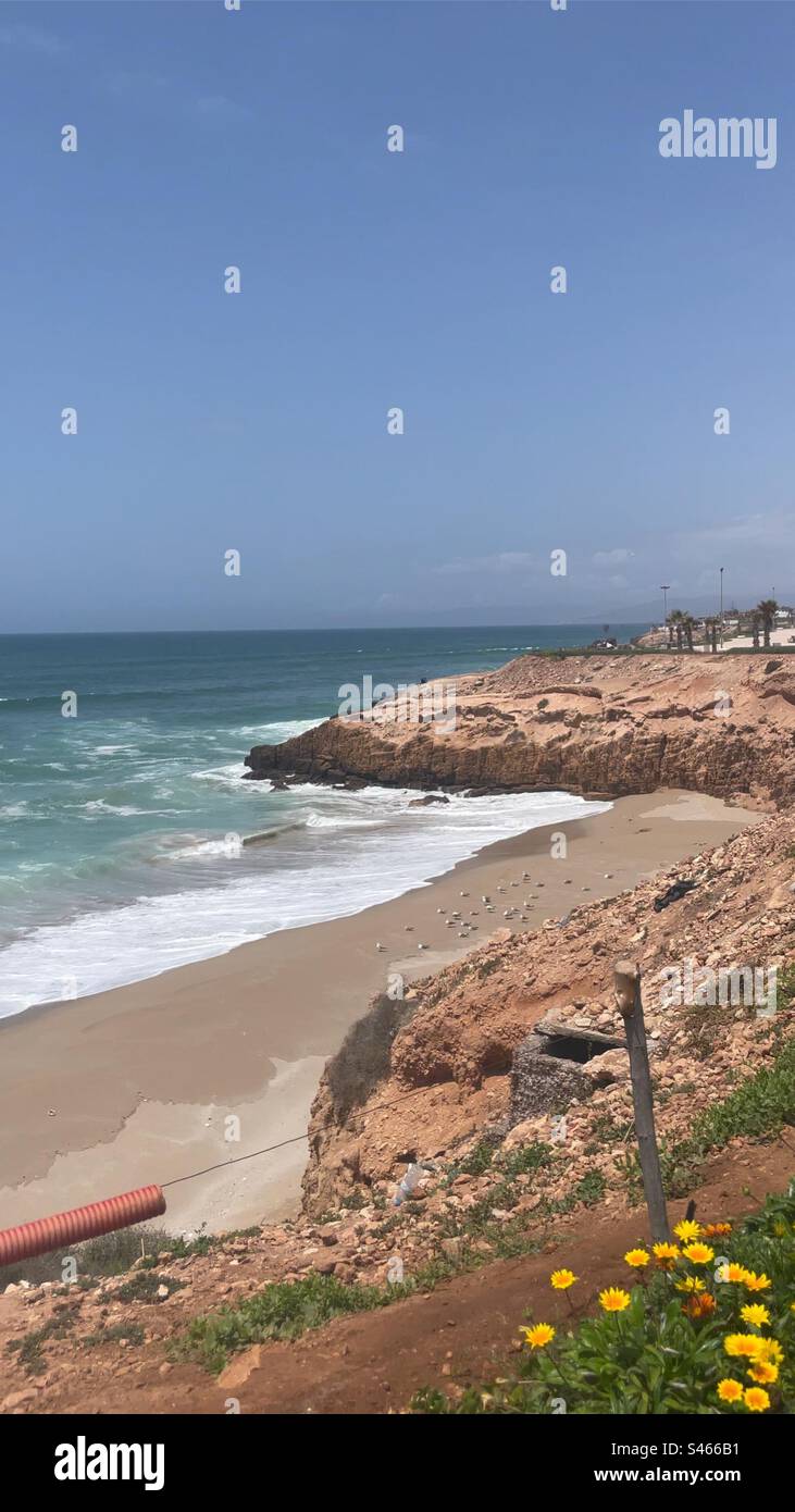Anza beach in Morocco Stock Photo - Alamy