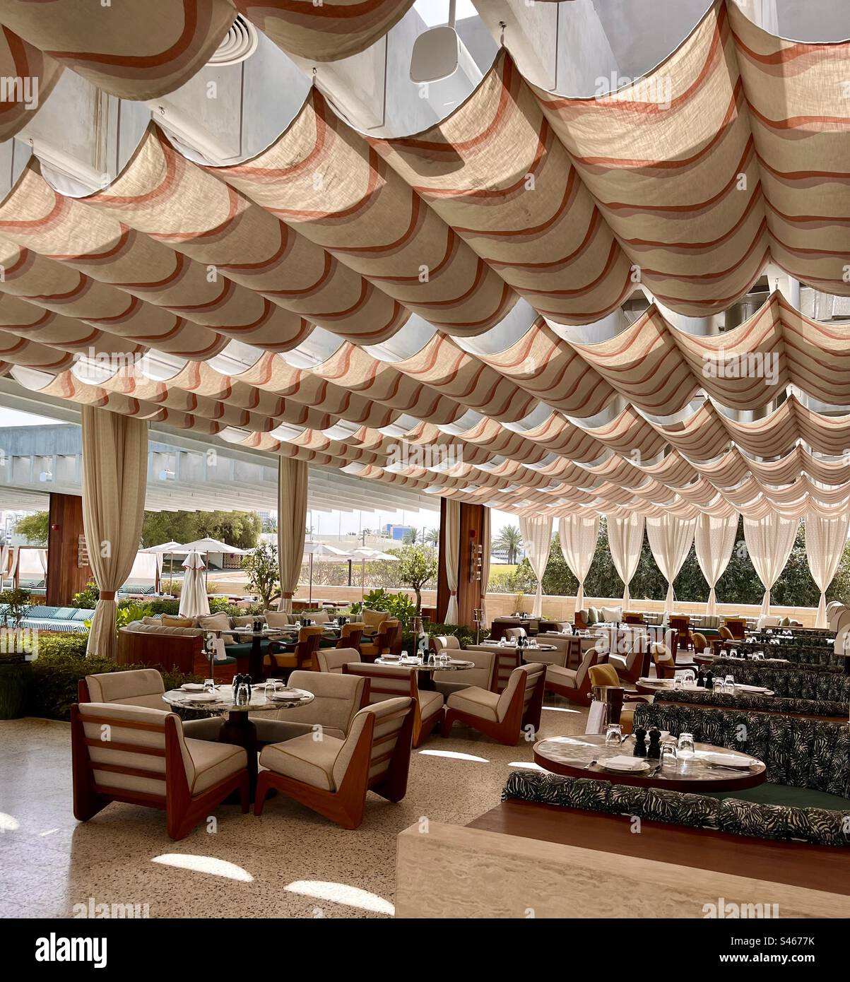 Malibu Kitchen, The Ned Doha Stock Photo - Alamy