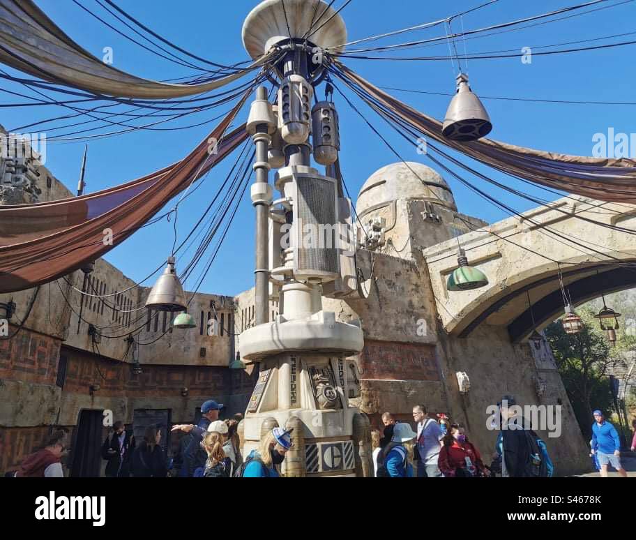 Star Wars Galaxy’s Edge at Walt Disney World Orlando Florida Stock ...
