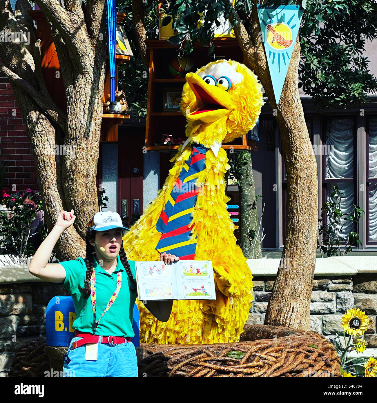 Sesame street theme park big bird hi-res stock photography and images ...