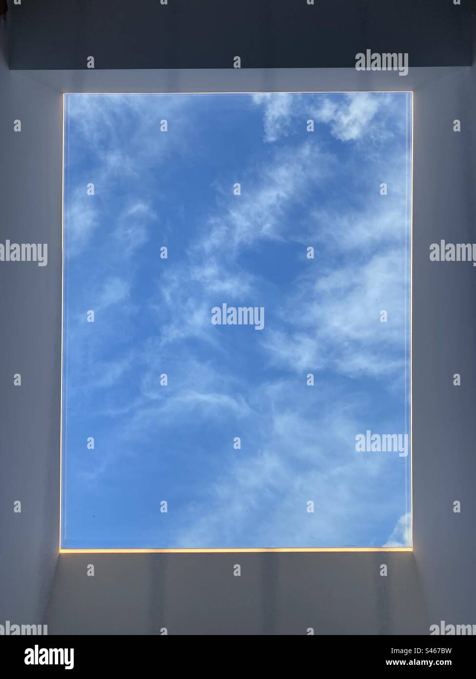 Clouds through skylight hi-res stock photography and images - Alamy