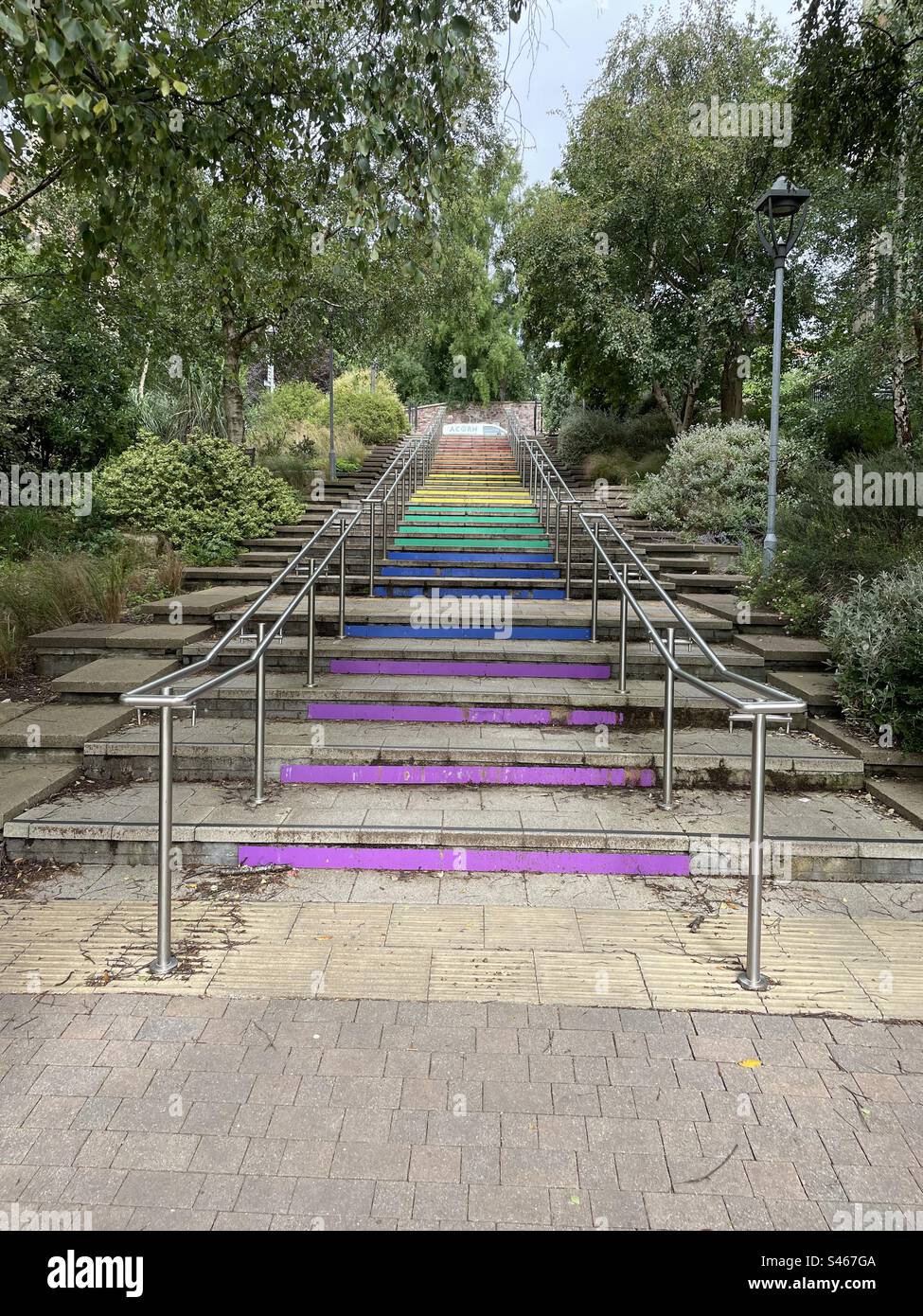 Steep stairs trail hi-res stock photography and images - Alamy