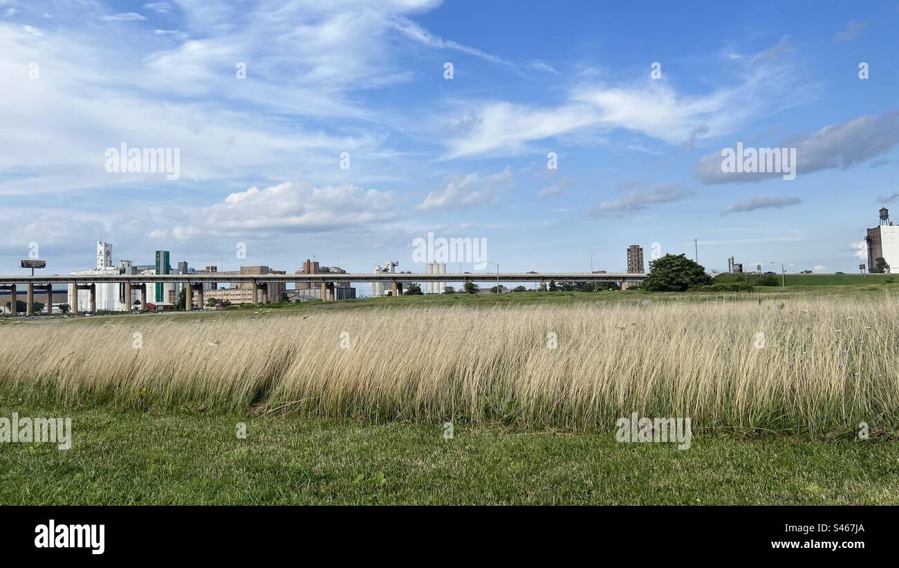 Outer harbour, Buffalo, riverside Stock Photo - Alamy