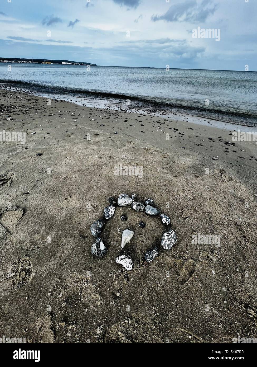 Stones on beach Stock Photo - Alamy