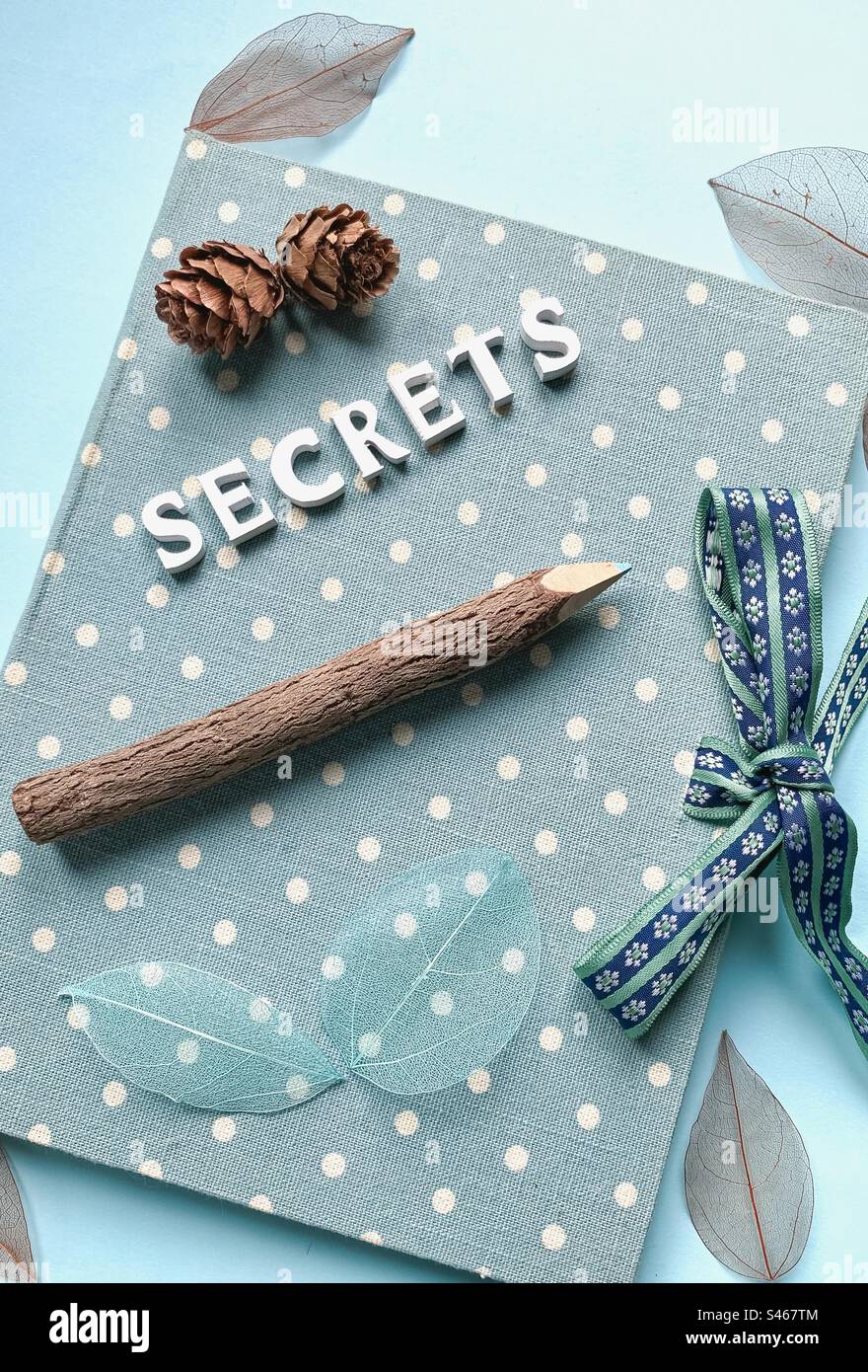 Notepad Of Secrets Stock Photo Alamy