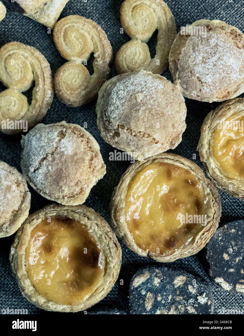 Assorted sweet pastries Stock Photo - Alamy