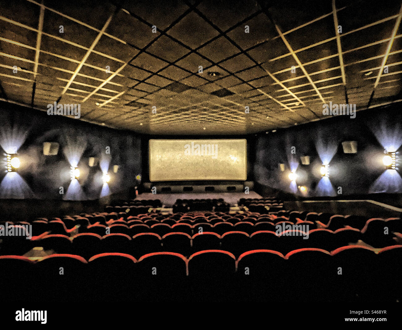 Saturday Night at the Movies Stock Photo - Alamy