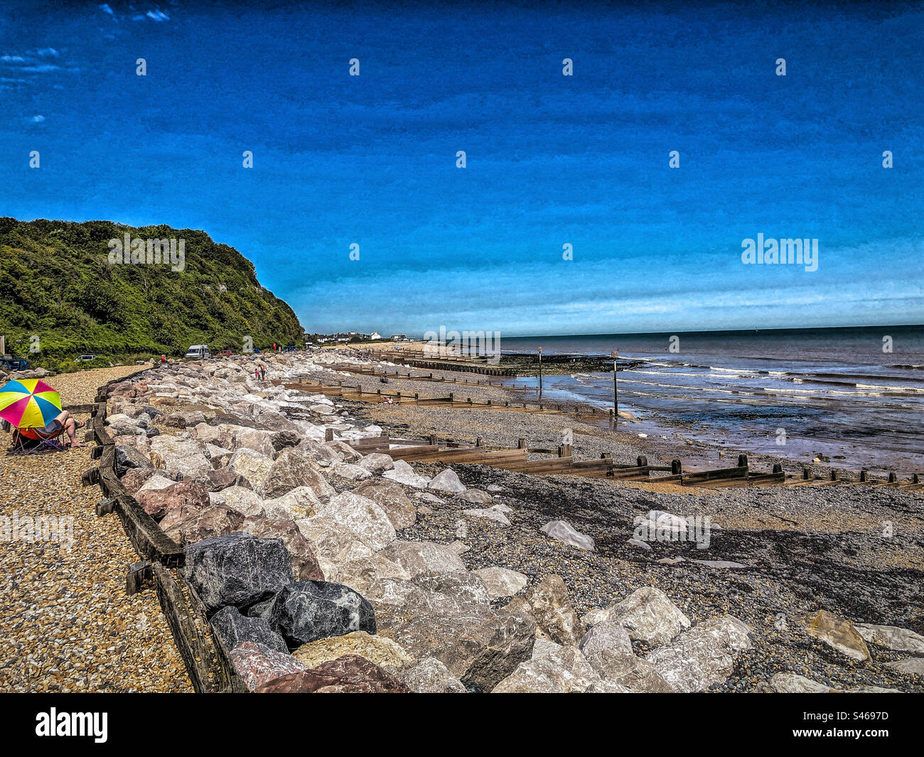 Oldstairs Bay , Kingsdown, Kent Stock Photo - Alamy