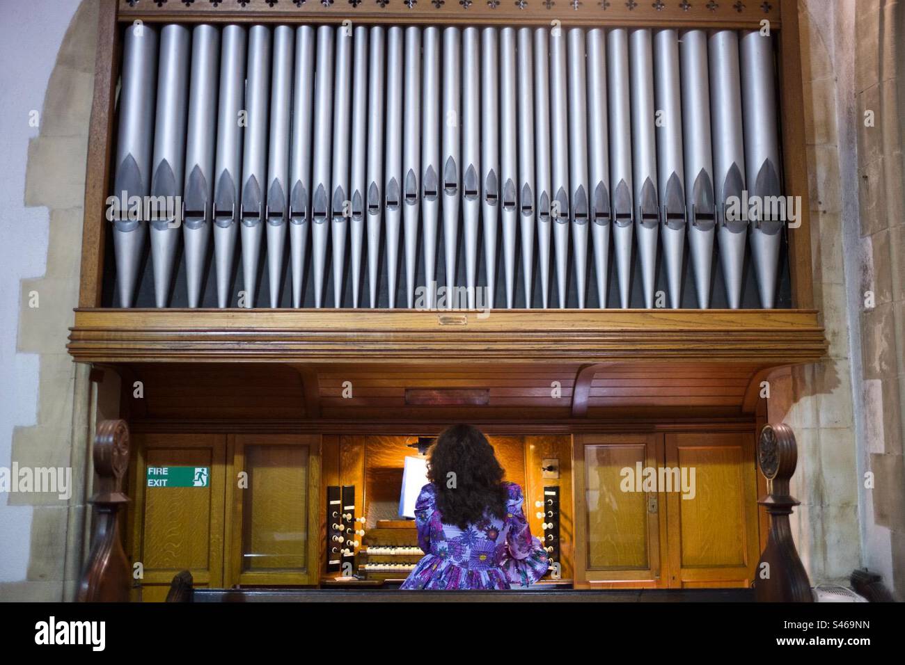 Church pipe organ Stock Photo - Alamy