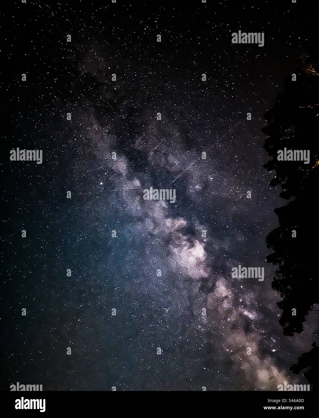 iPhone 14 Milky Way photo. Canada Stock Photo - Alamy