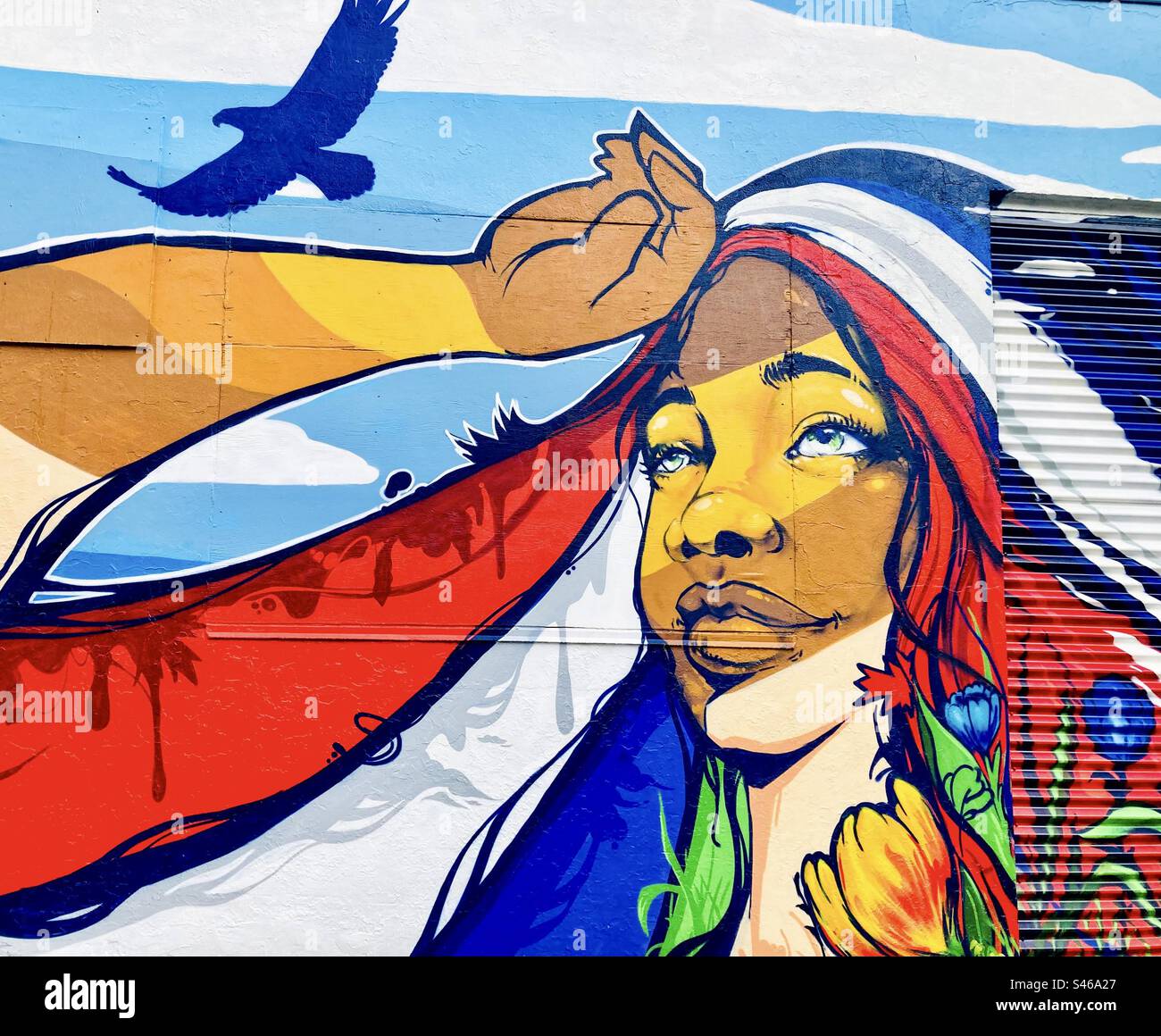 Colourful local street art Stock Photo - Alamy