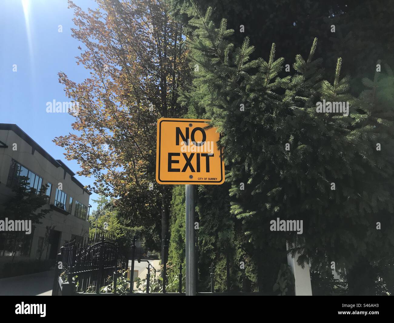 No exit sign hi-res stock photography and images - Alamy