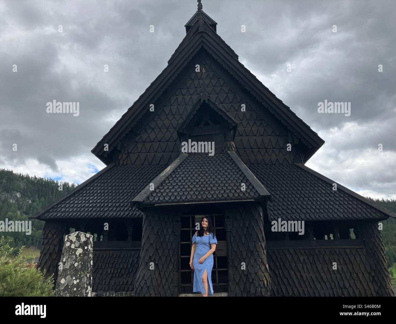 Wooden stave church hi-res stock photography and images - Alamy