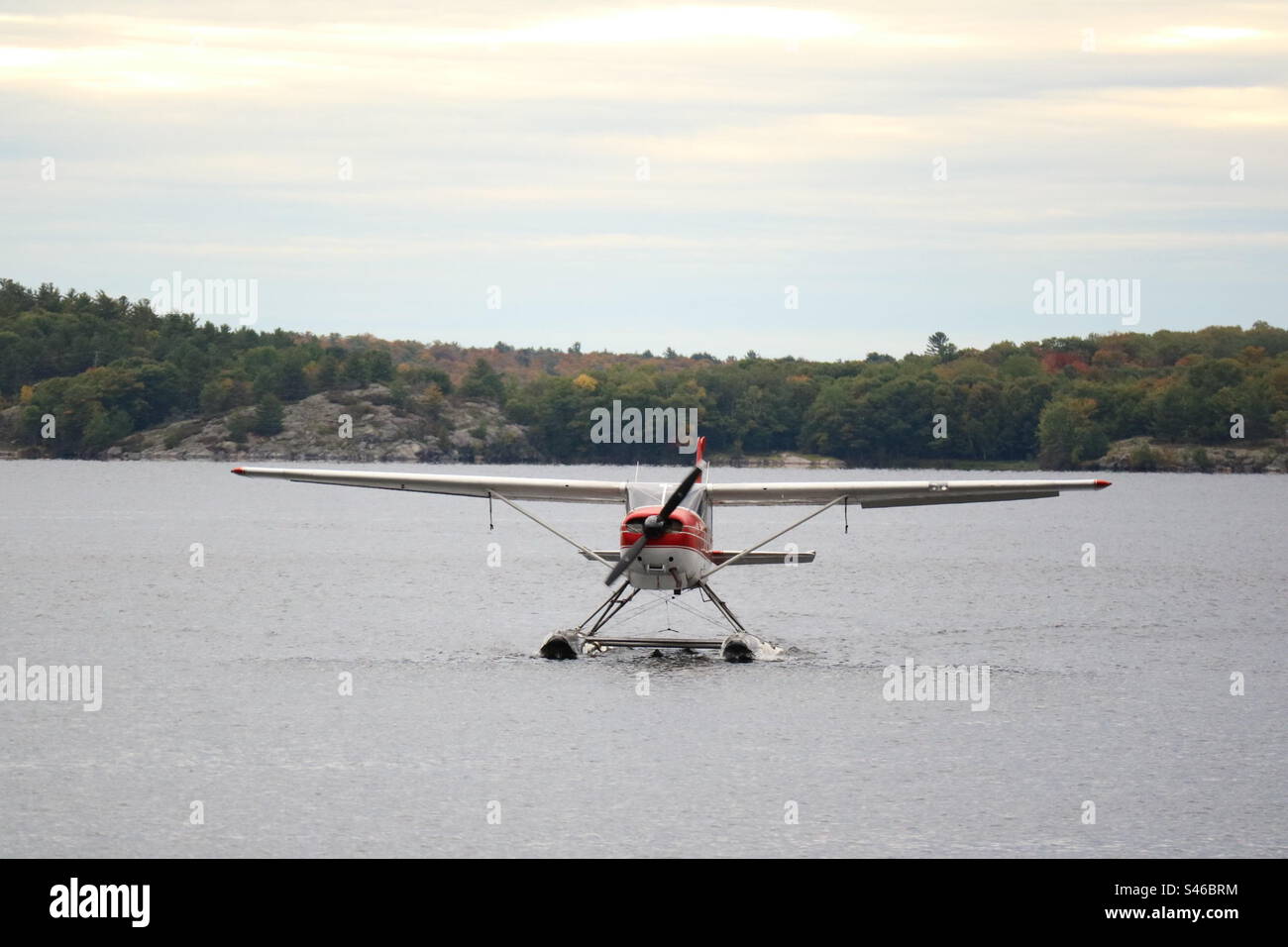 Float plane, seaplane, Parry Sound Ontario Stock Photo - Alamy