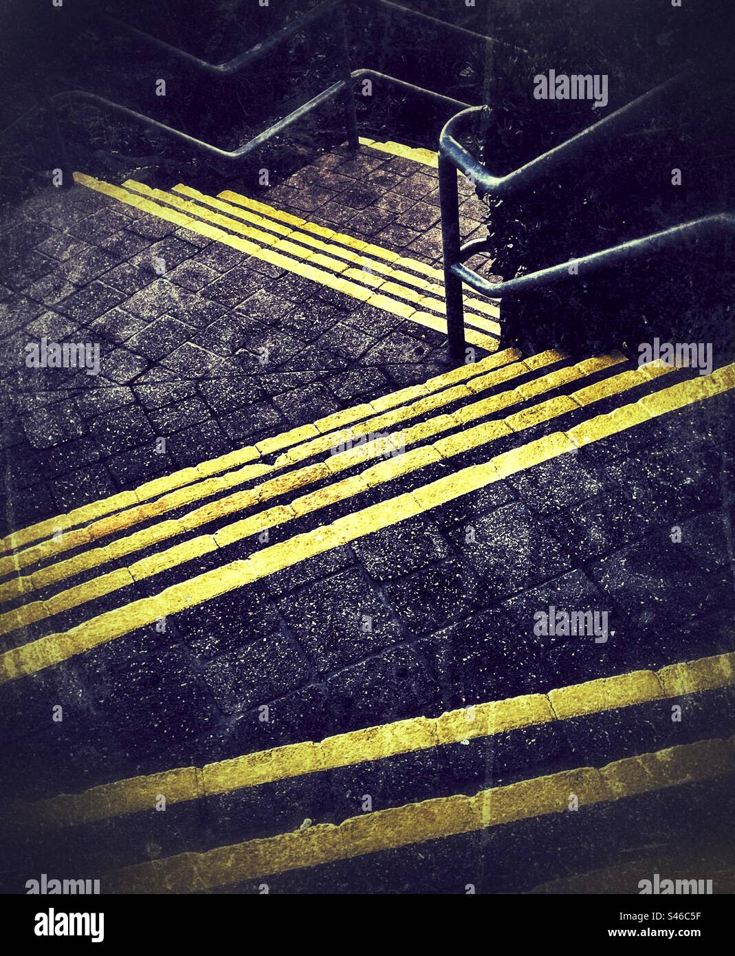 Safety steps hi-res stock photography and images - Alamy