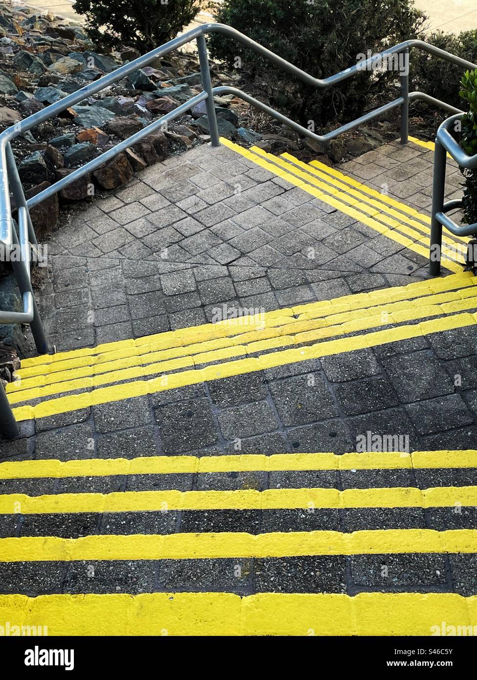 Safety steps hi-res stock photography and images - Alamy