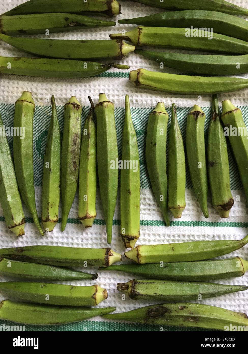 Okra drying hi-res stock photography and images - Alamy