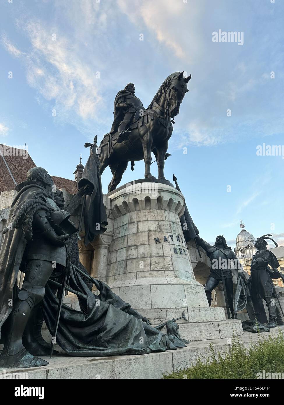 The Matthias Corvinus Monument, Cluj Napoca, Romania Stock Photo - Alamy