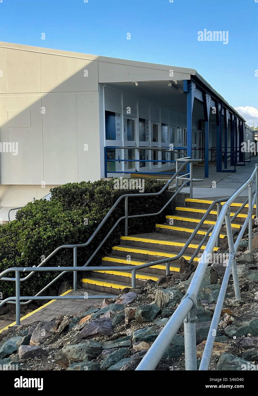 Safety steps hi-res stock photography and images - Alamy