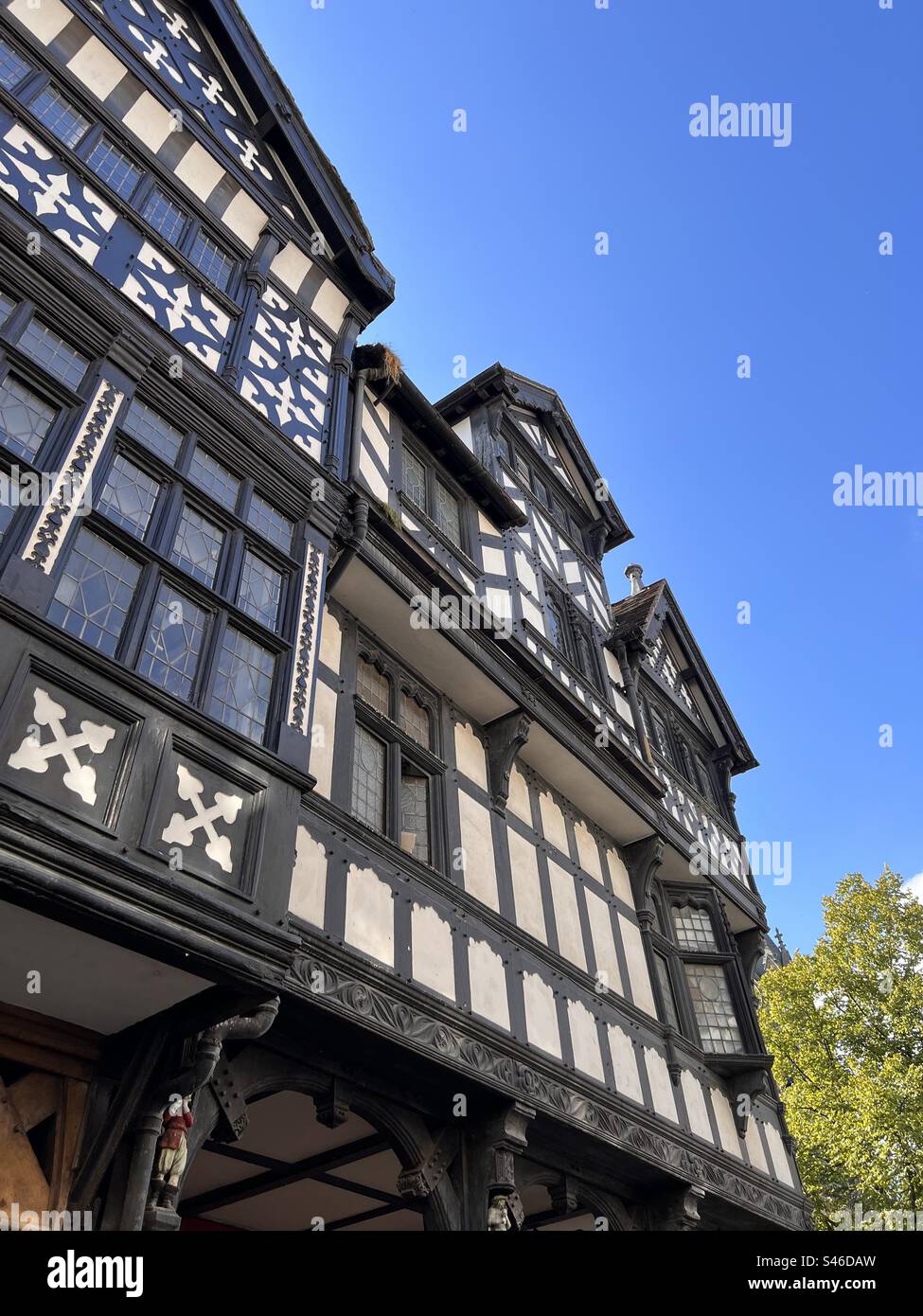 Blank and white houses of chester hi-res stock photography and images ...
