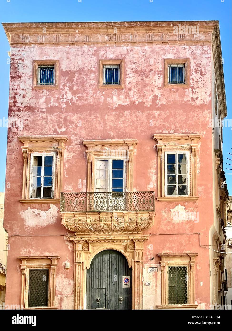 Heritage museum Palazzo Venneri Gallipoli Apulia Italy Stock Photo - Alamy