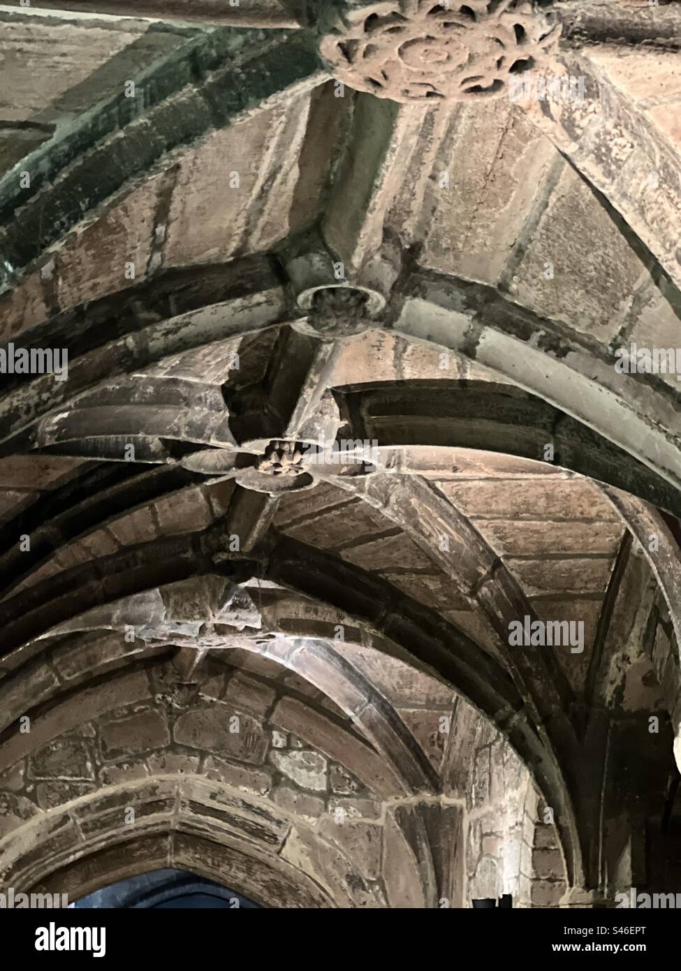 Vaulted stone ceiling hi-res stock photography and images - Alamy