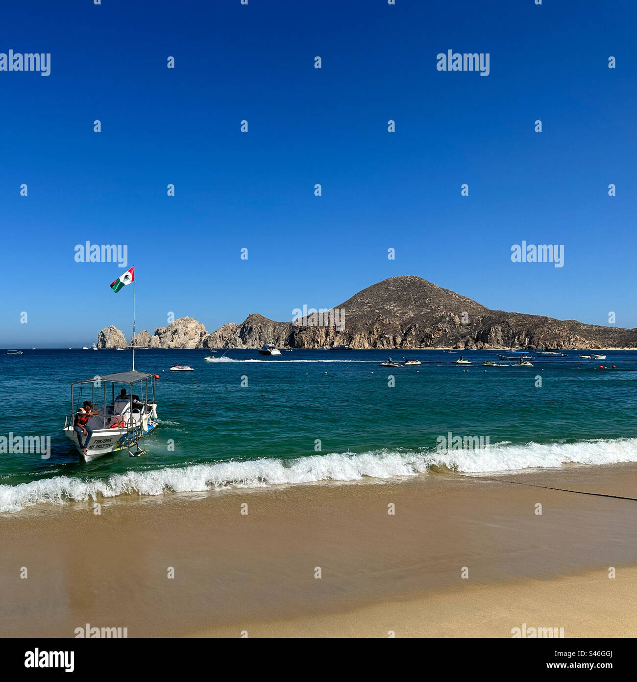 June, 2023, Medano Beach, Cabo San Lucas, Los Cabos, Baja California ...