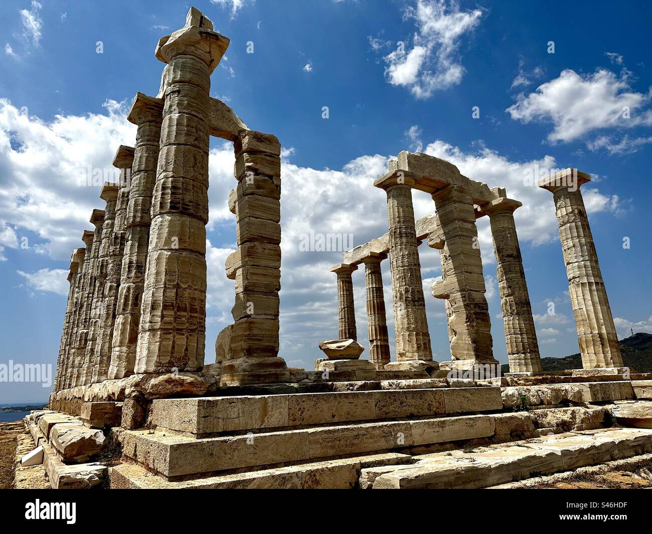 Poseidons temple hi-res stock photography and images - Alamy