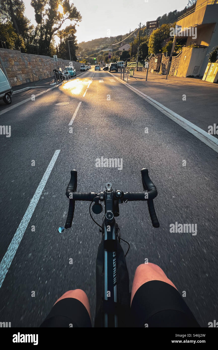 Bike cockpit hi-res stock photography and images - Alamy