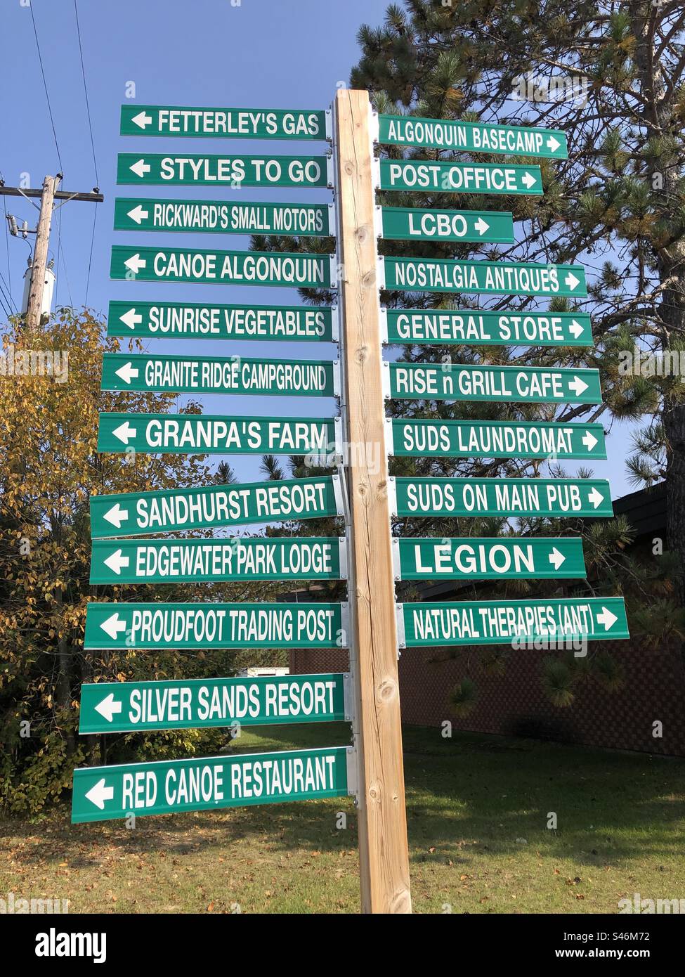 Road sign pointing in multiple directions Stock Photo - Alamy